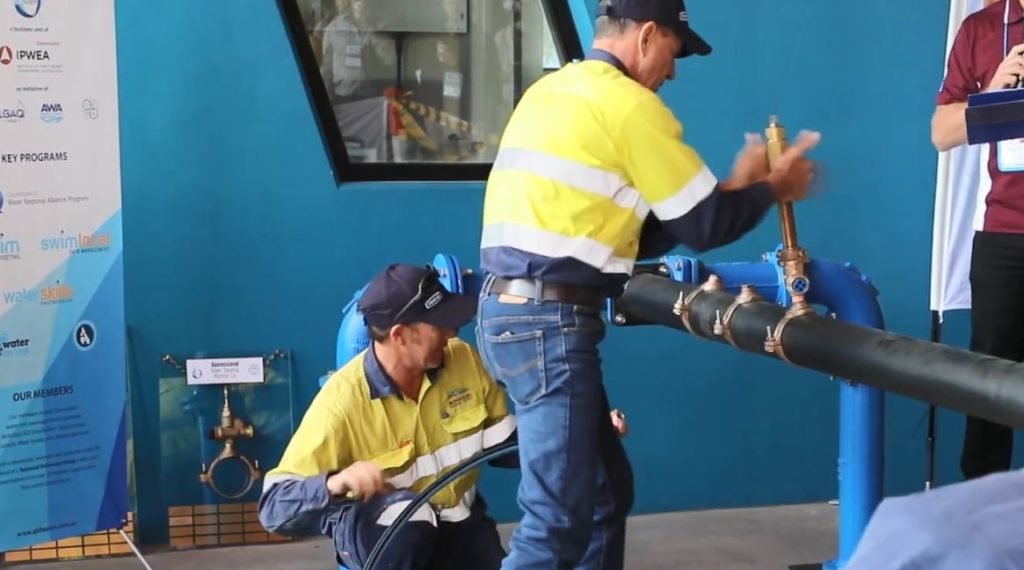 Plumbers put their water tapping skills to the test – Bundaberg Now