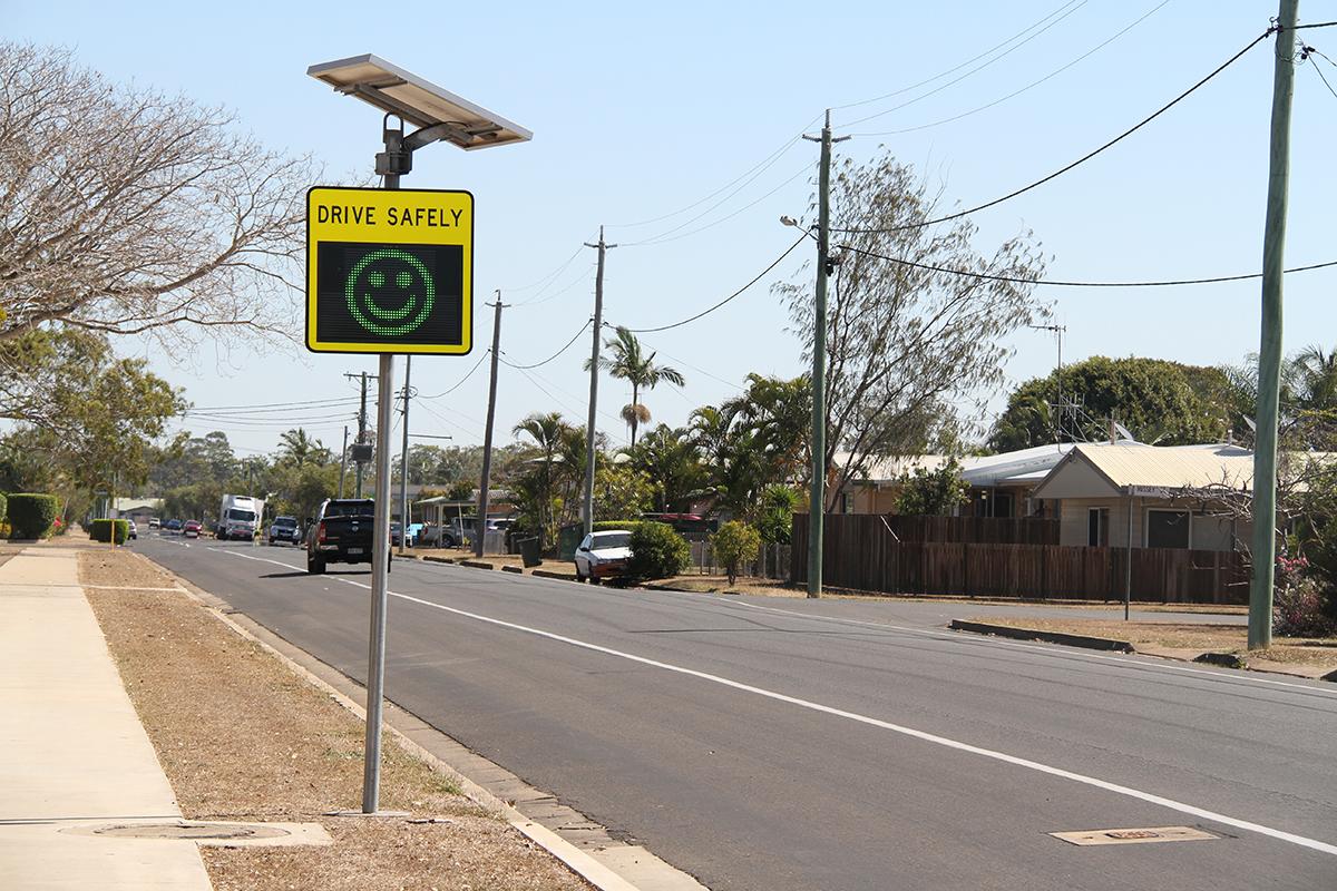 Smiley face signs encourage good driving – Bundaberg Now