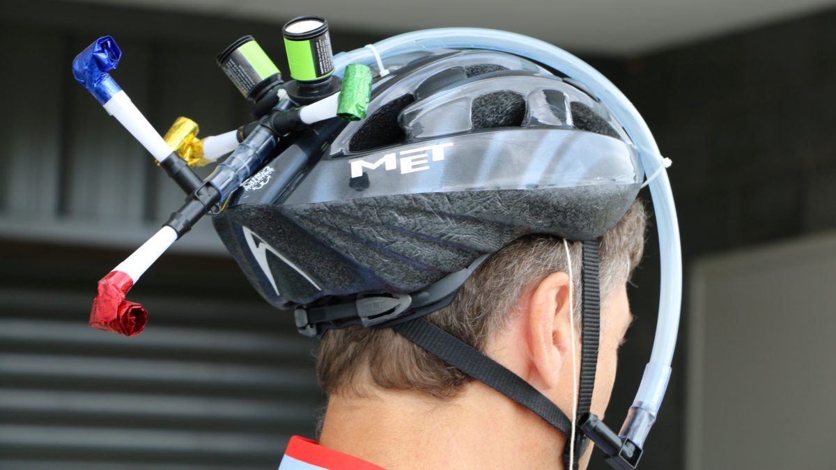 Anti-magpie helmet startup pitch – Bundaberg Now