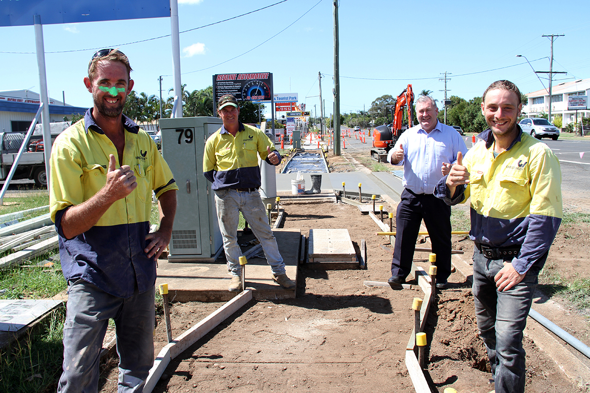 Pathway construction on track in East Bundaberg – Bundaberg Now