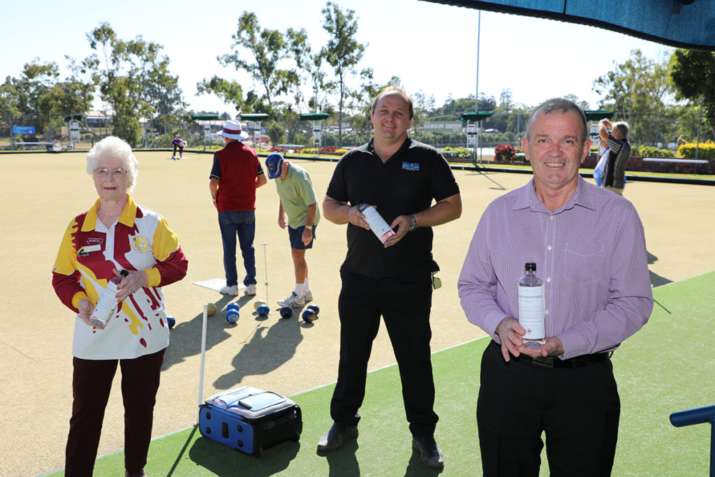 Bundy Bullet helps clubs with hand sanitiser – Bundaberg Now