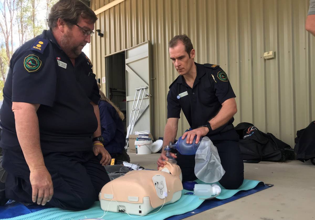 Firefighters tackle advanced resuscitation course – Bundaberg Now