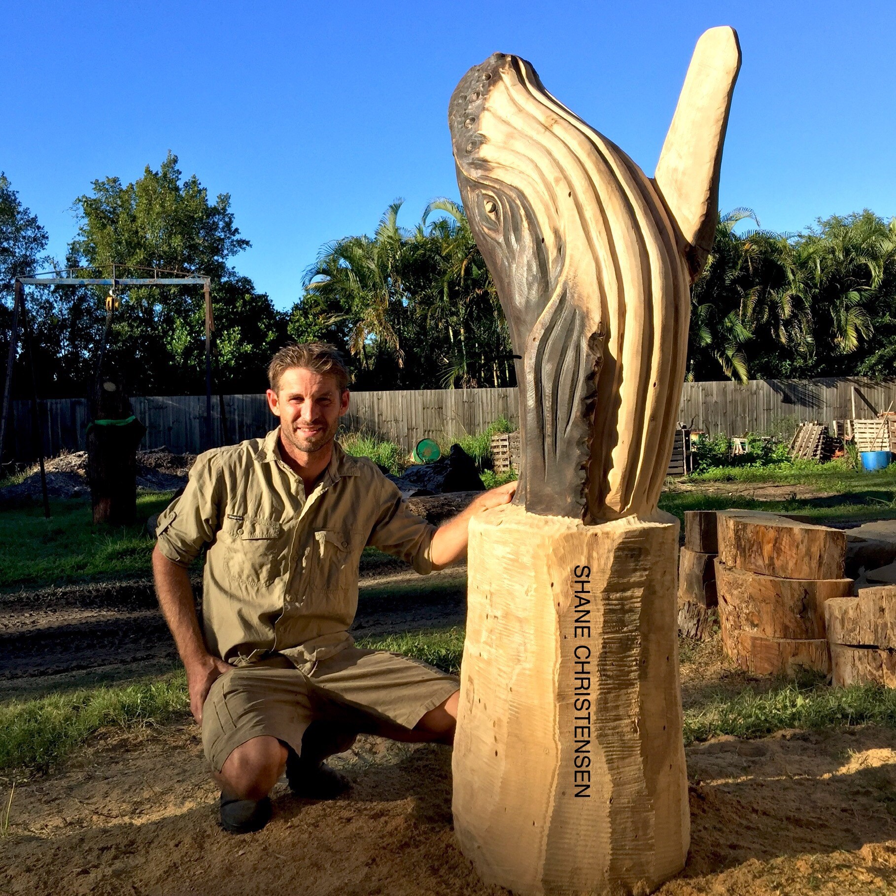 Shane Christensen is carving a living – Bundaberg Now