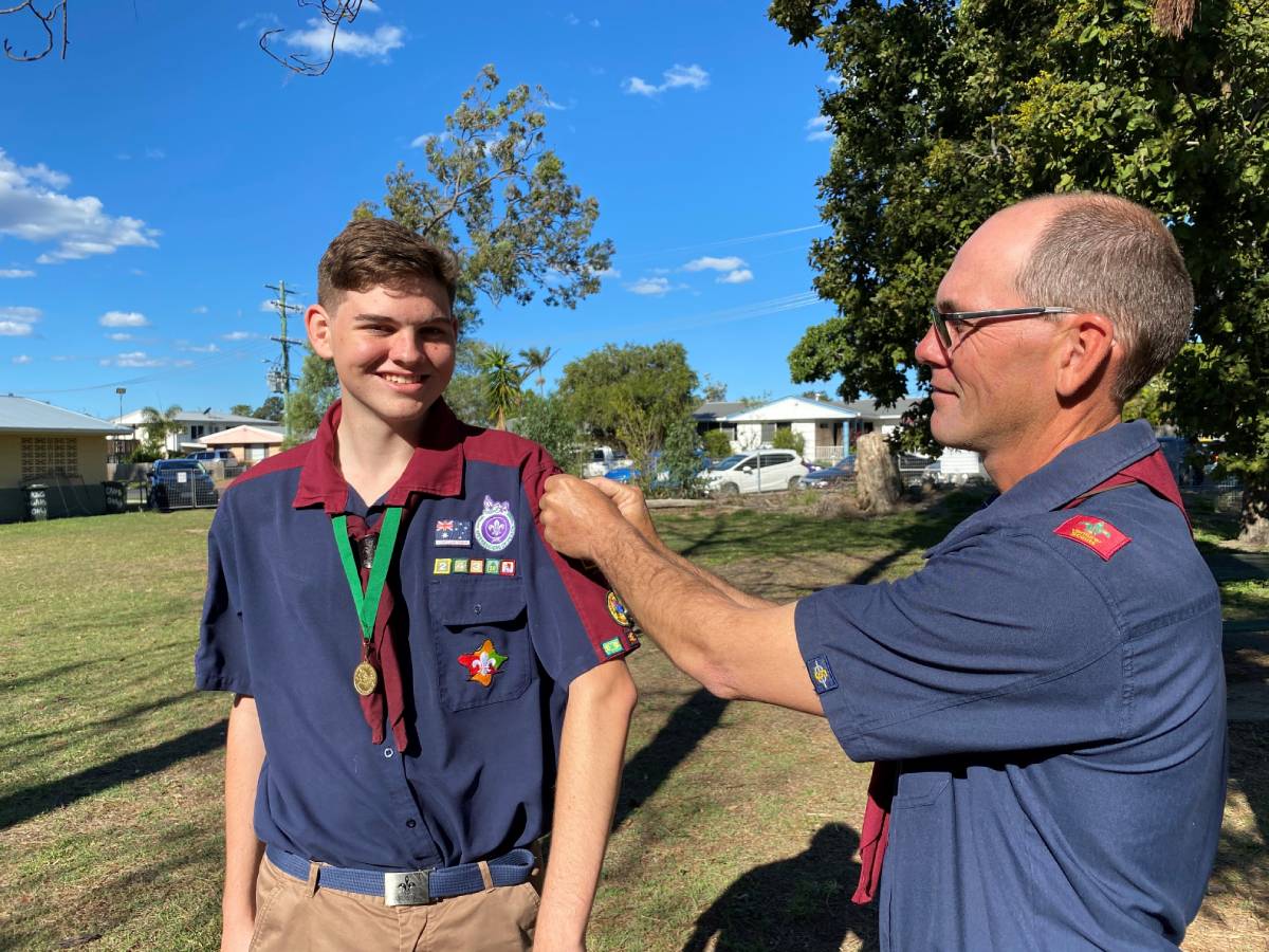 Alexis Telfer receives Queen’s Scout Award – Bundaberg Now