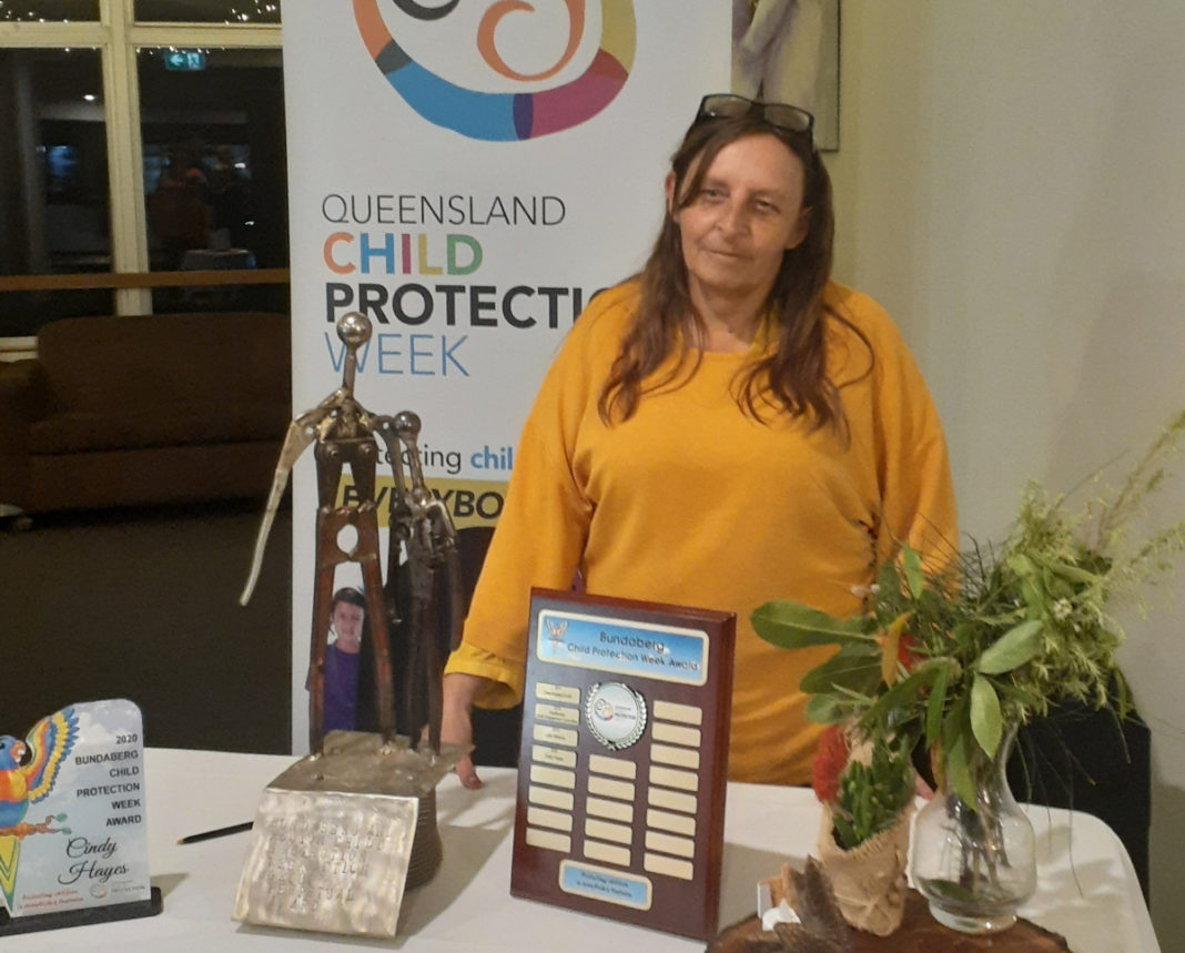 Cindy given Child Protection Week Award – Bundaberg Now