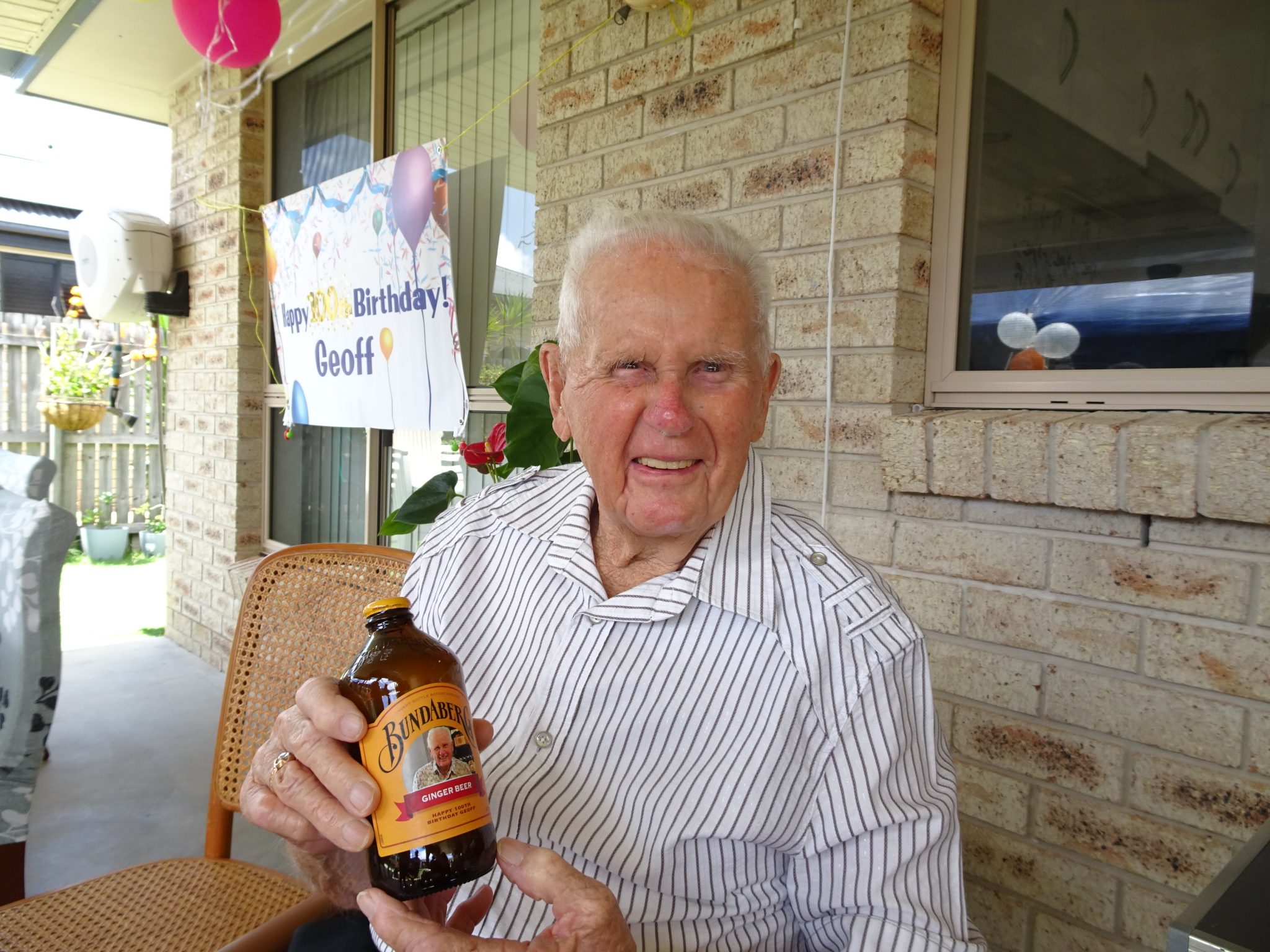 Geoffrey Mann still smiling 100 years on – Bundaberg Now