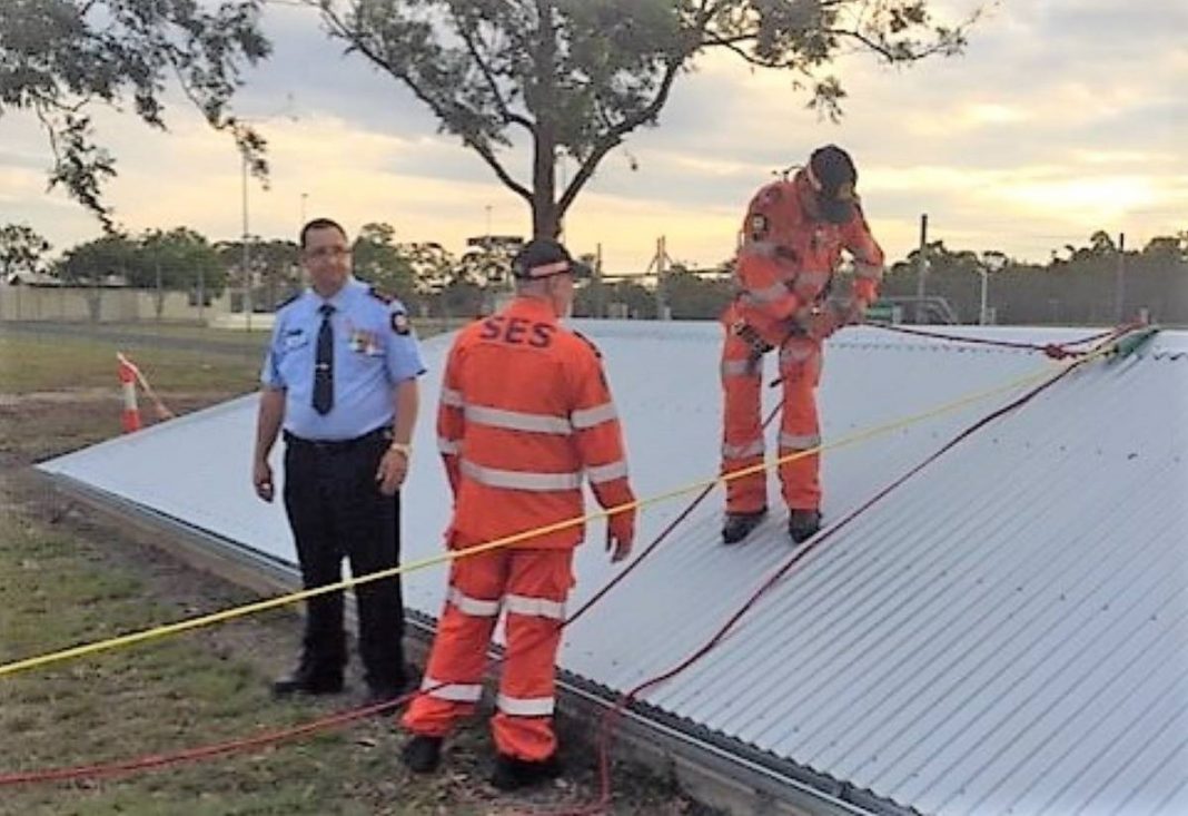 SES helped with height safety training roof – Bundaberg Now