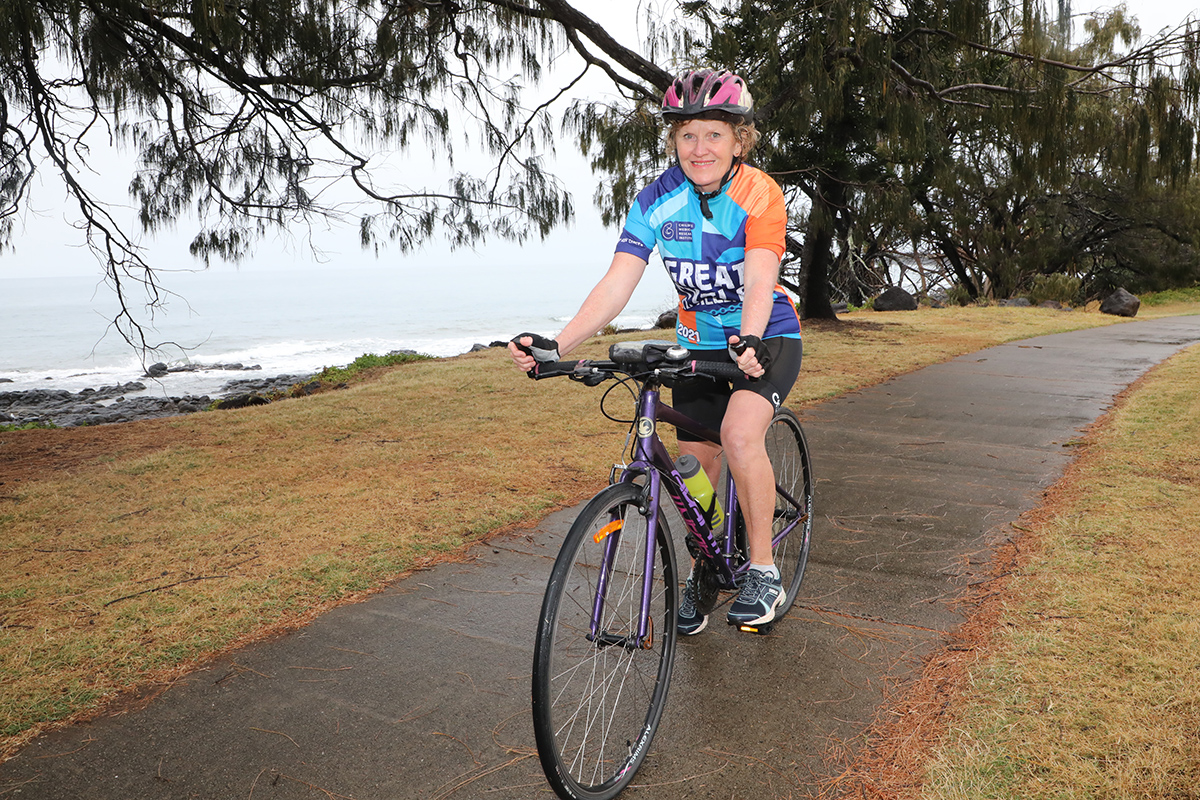 Vicki pushes herself in Great Cycle Challenge – Bundaberg Now