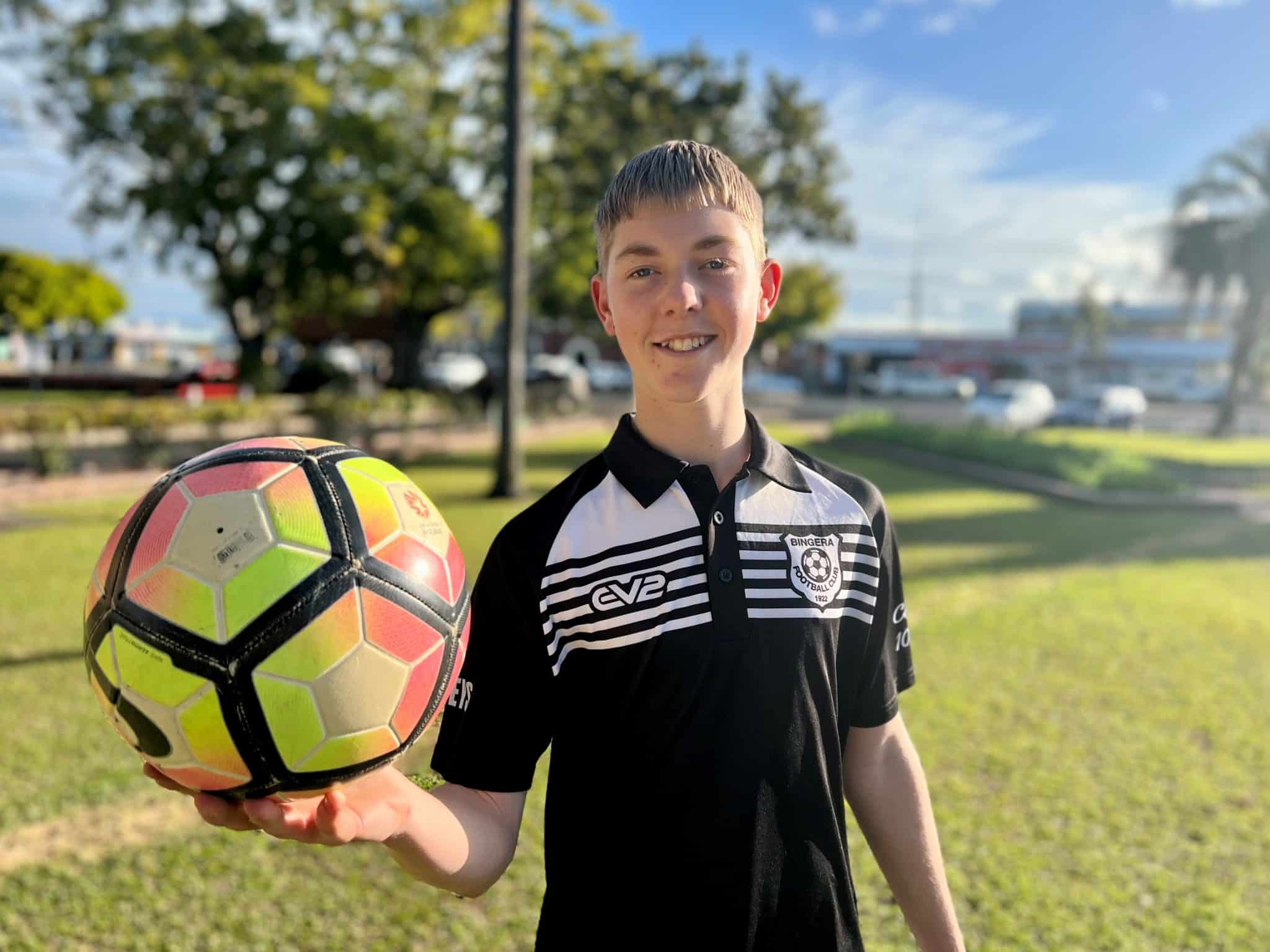 Patrick kicking goals with Nationals selection – Bundaberg Now