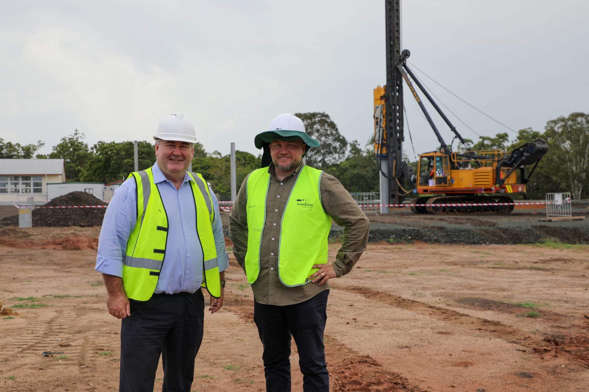 Pile driving begins at aquatic centre site – Bundaberg Now