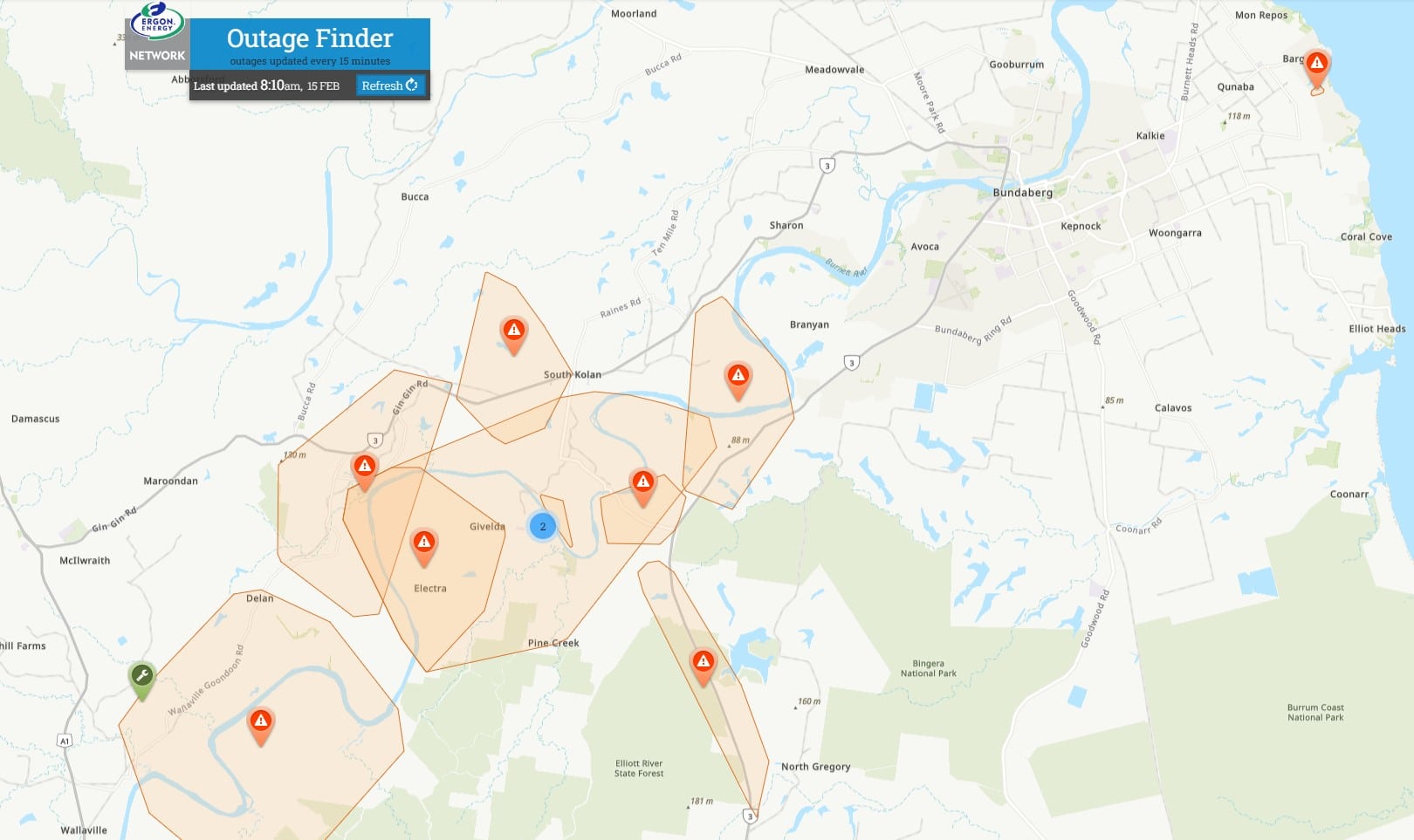 Hundreds without power after sporadic storms – Bundaberg Now