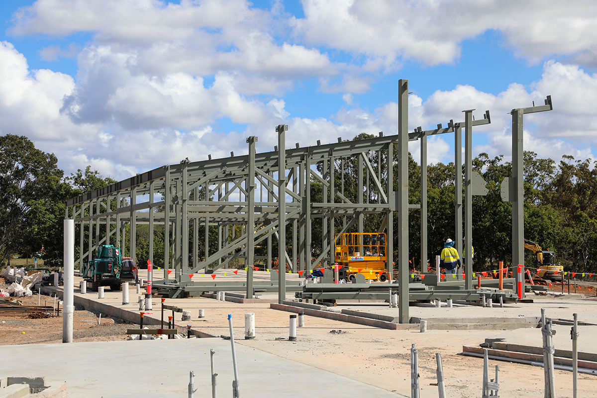 Aquatic Centre buildings take shape – Bundaberg Now