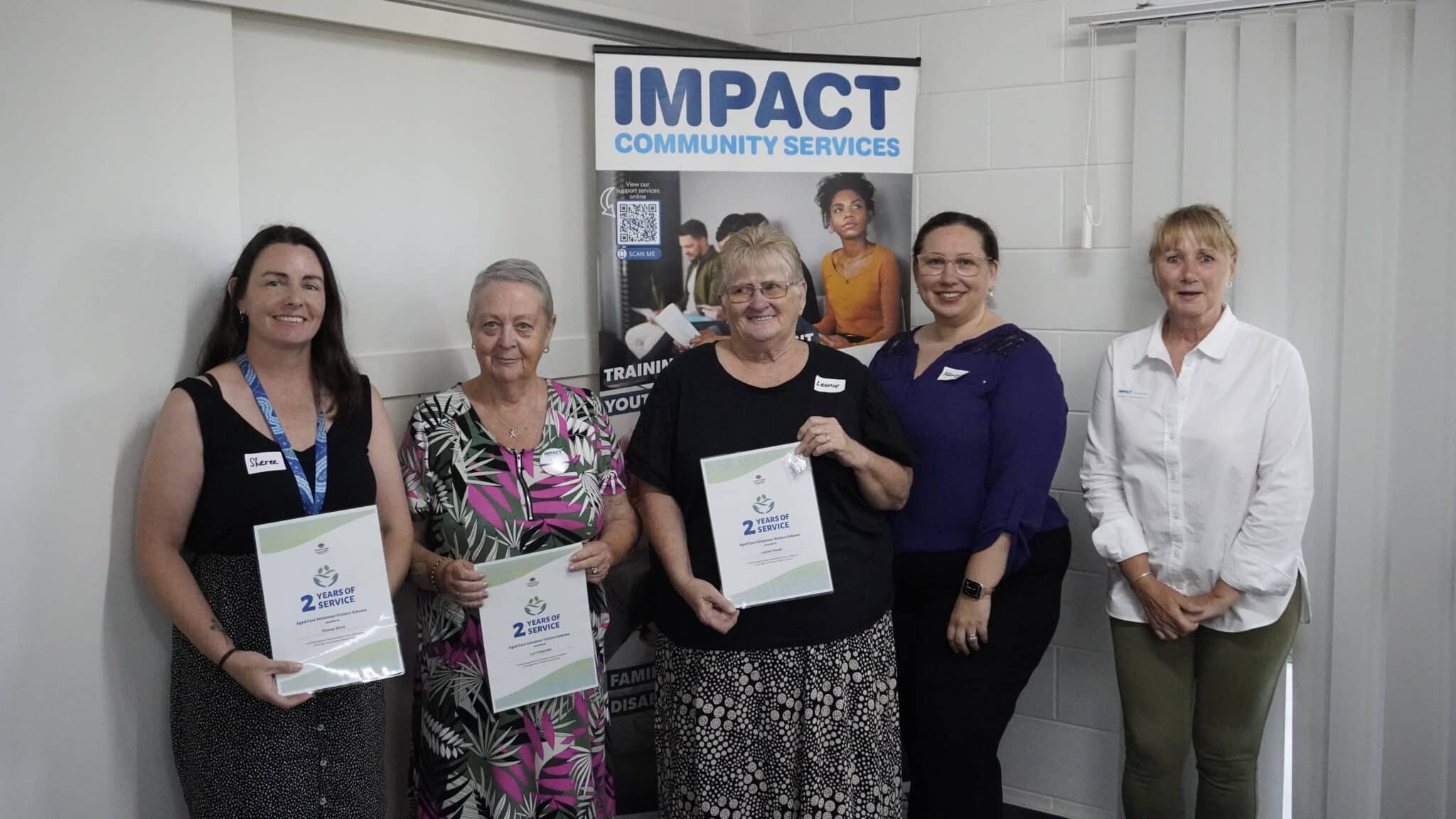 IMPACT volunteers awarded for service – Bundaberg Now
