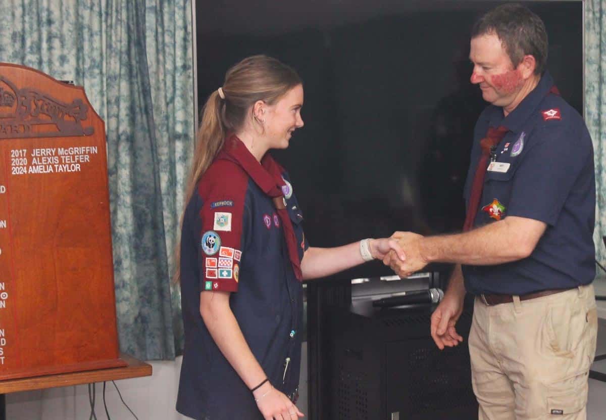 Amelia awarded The King’s Scout – Bundaberg Now