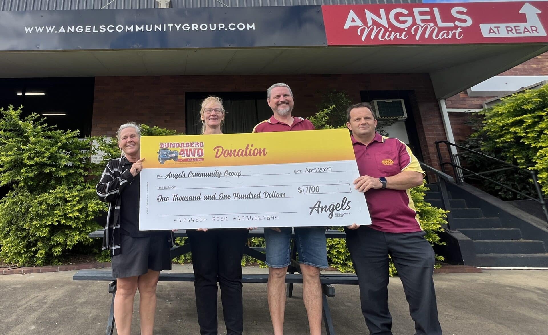 Club donates to the Angels Community Group – Bundaberg Now