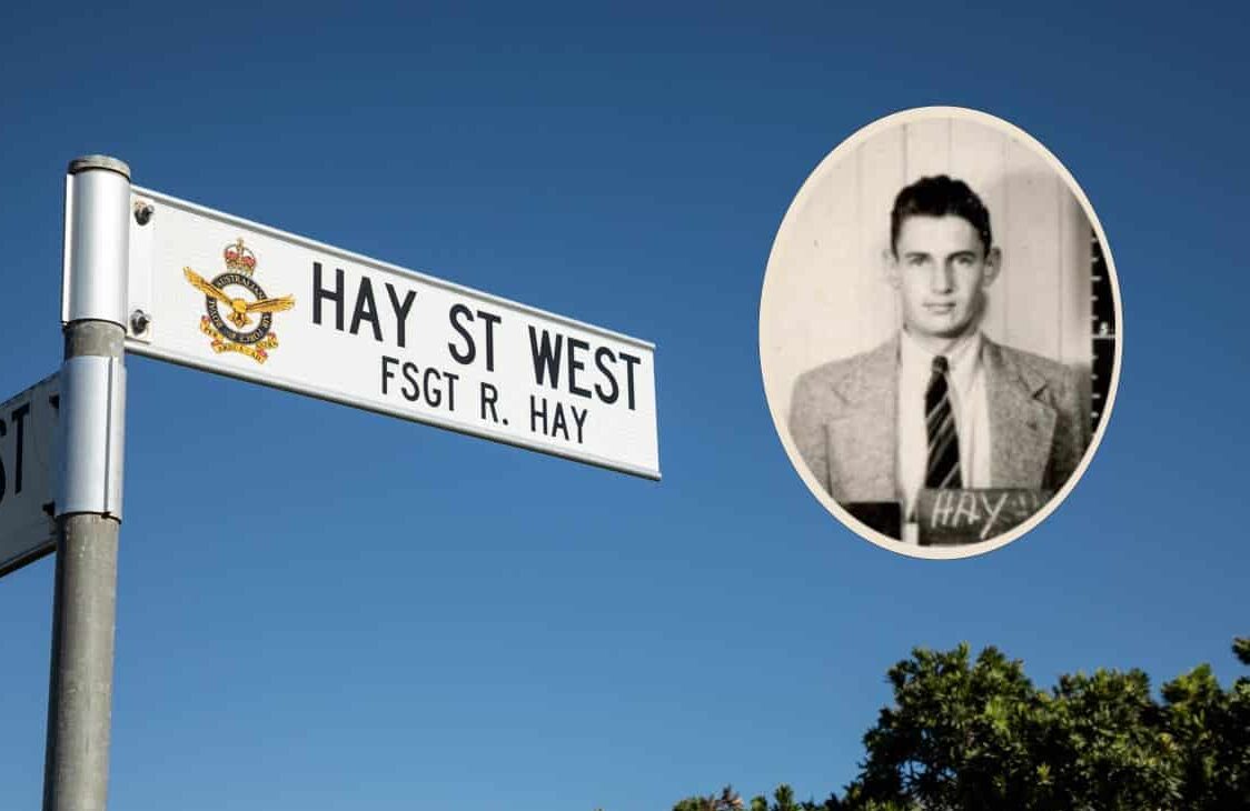 Hay Street Kepnock honours WWII pilot Roy Hay – Bundaberg Now